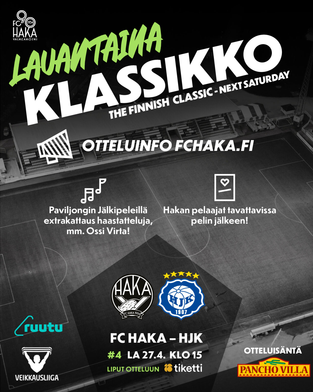 Otteluinfo: Helsinkiläiset saapuvat, koskilaiset valmiina! Lauantaina ...